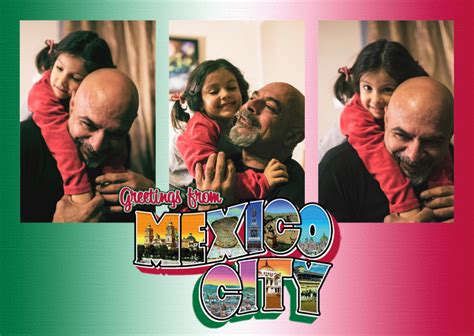Large Letter Postcard Site Greetings From Mexico City Vacation