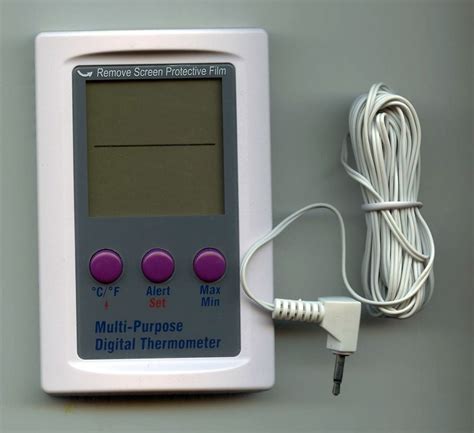 Dual Zone Digital Thermometer With Probe