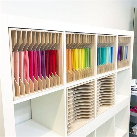 Colorful Paper Storage Solution