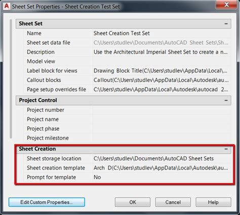autocad architecture 2017 can t find sheet creation template autodesk
