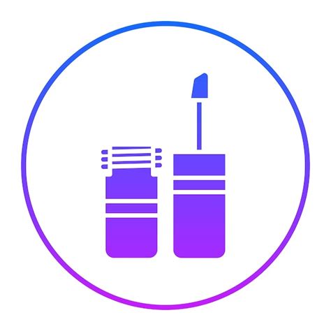 Premium Vector Lip Gloss Vector Illustration