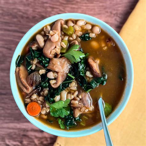 Mushroom Barley Soup High Protein Daniels Plate