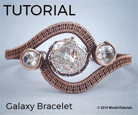 Tutorial Galaxy Bracelet Stone Setting Jewelry Pdfgemstonewire Wrap