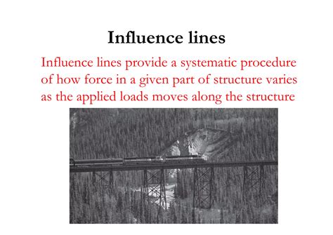 Chapter 6 Influence Lines For Statically Determinate Structures Pdf
