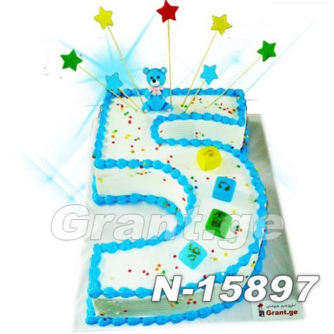 საბავშვო ტორტი 5 შეკვეთით საკონდიტრო „grant Bakery“ ში ადგილზე მიტანით