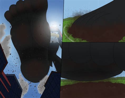 Shadow The Giant Hedgehog Crushing Humans By Az12lol On Deviantart