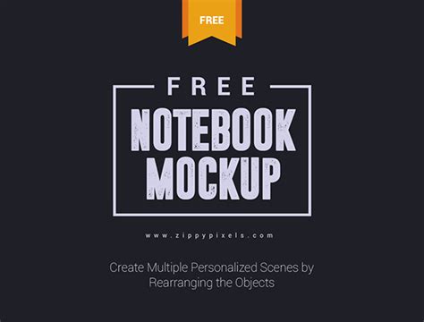 Free Notebook Mockup For Branding On Behance