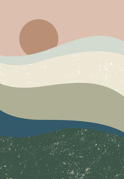 Premium Vector Abstract Sunrise Background With Texture