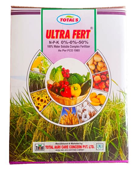 Total Ultra Fert Npk Fertilizer 000050 100 Water Soluble Fertilizer