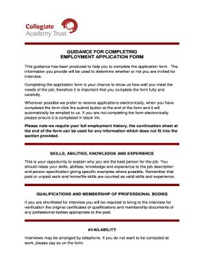 Fillable Online Guidance Notes For Application Form Fax Email Print PdfFiller