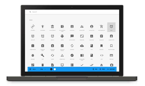 Google Material Design的图标字体版本 Material icon font 设计达人