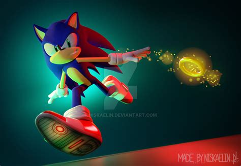 Sonic Render By Niskaelin On Deviantart