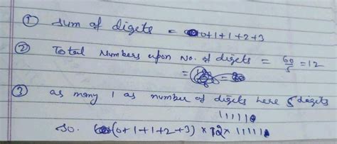 The Sum Of All The Five Digit Numbers That Can Be Formed By Taking