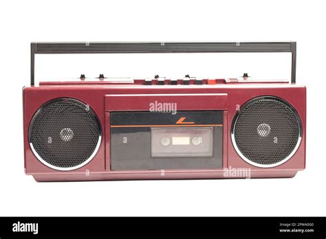 Stereo Tape Recorder Red Cut Out Stock Images And Pictures Alamy