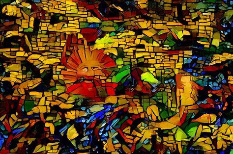 Stained Glass Art Digital Art By Paul Lamar Fine Art America