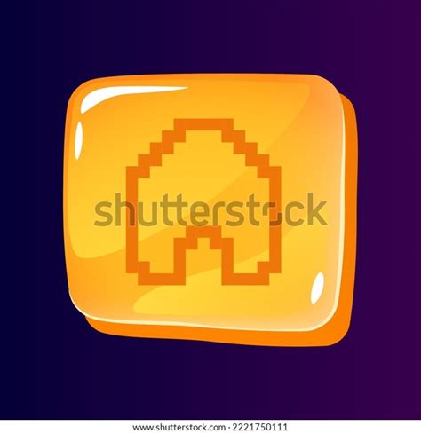 Home Glossy Ui Button Pixelated Icon Stock Vector Royalty Free Shutterstock