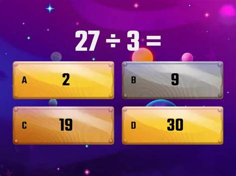 Division Quiz