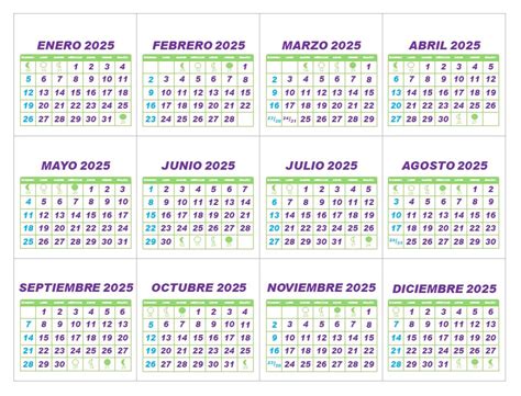Mini Almanaques 2025 Editables Para Imprimir Robnei Blog