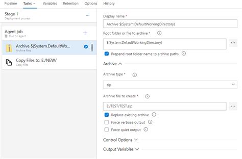 Unable To Copy Zip File Created By An Azure Pipeline To A Local Pc Folder Stack Overflow