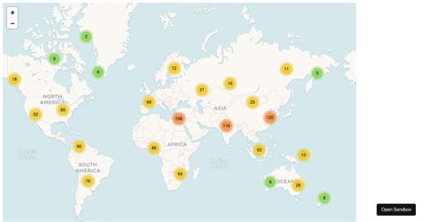 Vue2 Leaflet Markercluster Examples Codesandbox