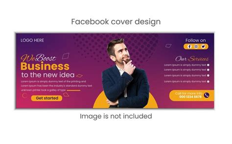 Маркетинговая обложка Facebook и шаблон веб баннера Премиум векторы