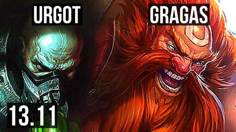 Urgot Vs Gragas Top Rank 4 Urgot 402 800 Games 900k Mastery