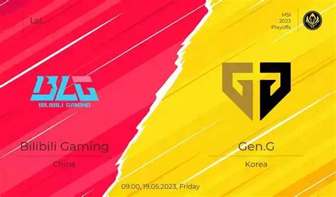 Msi 2023 Bilibili Gaming Vs Geng