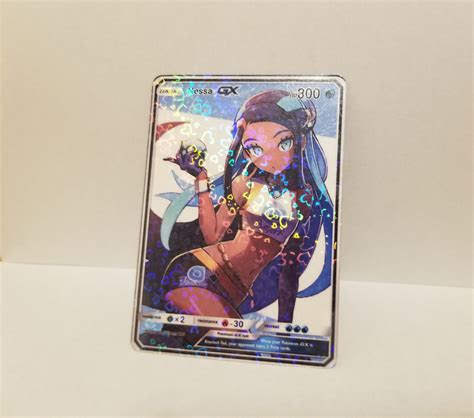 Nessa Gx Full Hearts Holographic Waifu Style Trainer Etsy