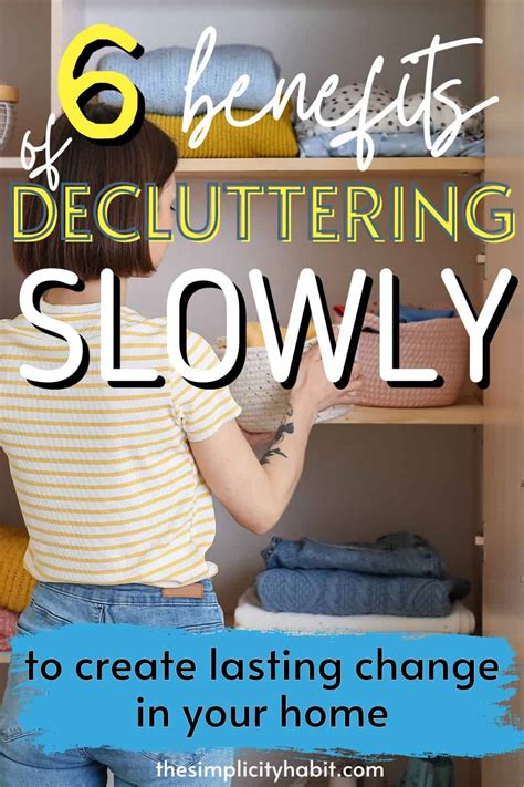 why the slow declutter method may be best for simplifying your home