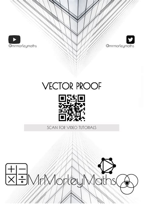 Vector Proof I Dont Know Scan For Video Tutorials Mrmorleymaths