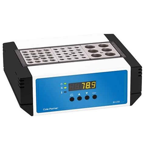 Cole Parmer Bh 250d 3 Ht Rs Dry Block Digital Block Heater Triple