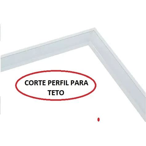 Perfil Led Embutir Slim Largo 30mm 4 Metros 90º L Cortado Frete grátis