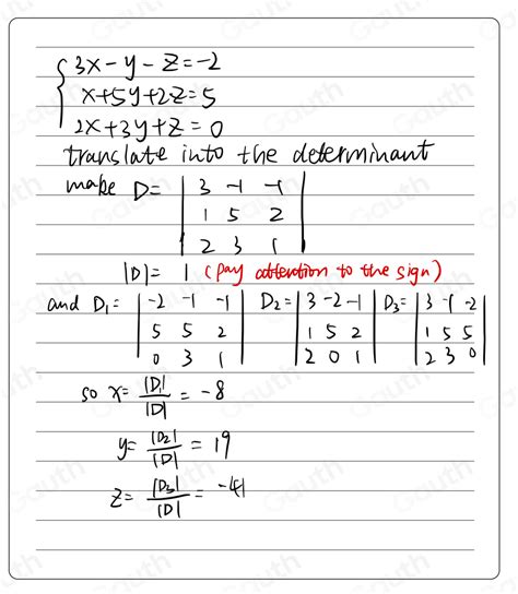 Solved 1 Solve The Following Equation Simultaneously Using