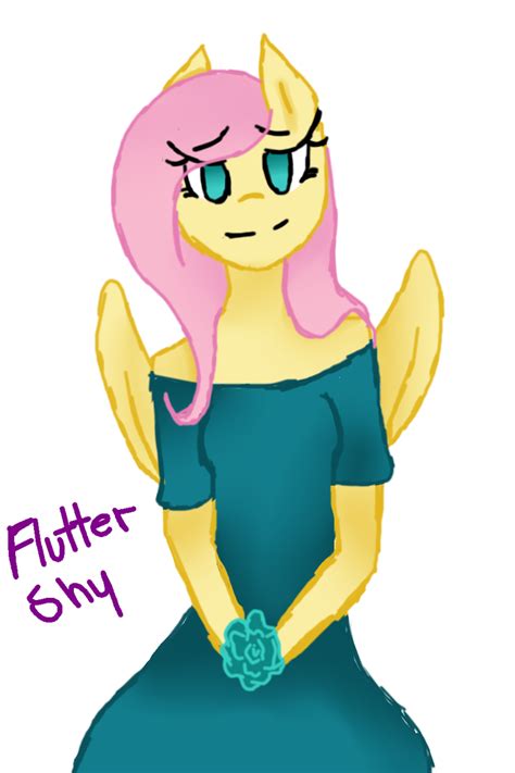 Flutter Shy By Taweki Koi On Deviantart
