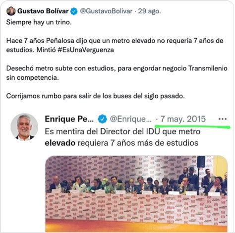 “es Un Mediocre Mitómano Y Pobre Intelectual” Enrique Peñalosa A