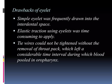 Various Intermaxillary Fixation Techniques Pptx