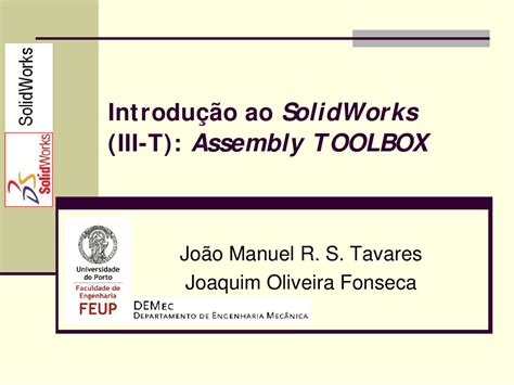Solidworks Iii 2 Aprendendo Solidworks Docsity