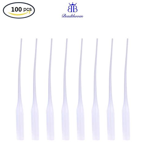 100pcs Plastic Glue Micro Tips Glue Extender Applicator For Lab