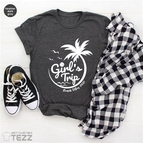 Girls Trip Shirt Beach Vacation Shirt Best Friend Tshirt Etsy