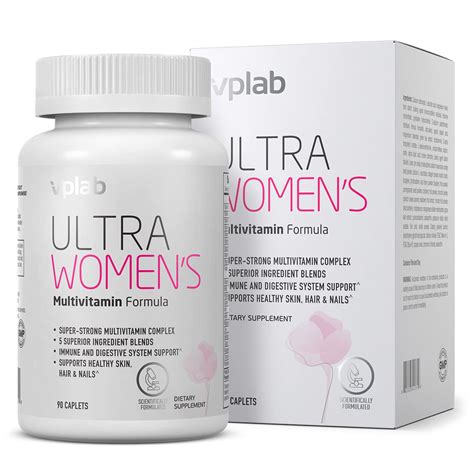 Ultra Women’s Multivitamin Formula, 90 Caplets, Vplab - LifeIRL