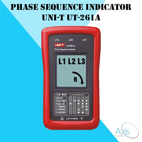 Phase Sequence Indicator Ut 261a Axis Electronics Pvt Ltd