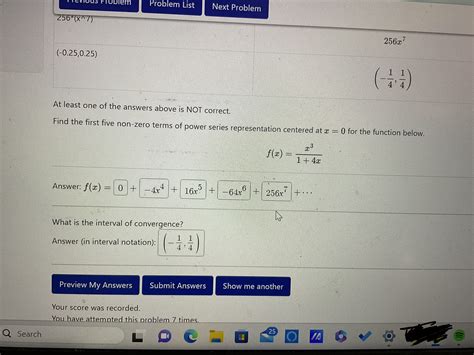 solved find the first five non zero terms of power series