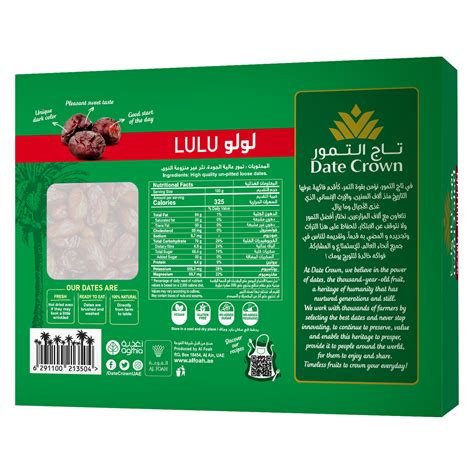 Date Crown Lulu Dates 1 Kg Online At Best Price Lulu Uae