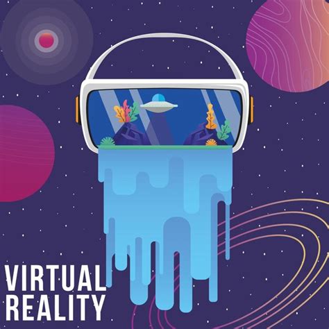 Premium Vector Isolated Virtual Reality Glasses Floating On The
