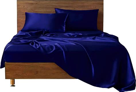Cloud Fino 4 Pc Silk Satin Sheets Setsilk Satin Fitted Sheetsilk