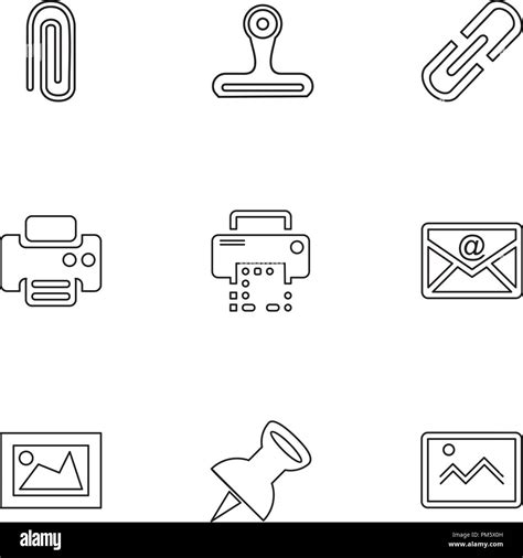 Images Printer Messages Pin Clip Badge Clipboard Print