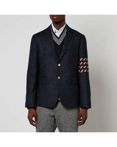Blue Thom Browne Coats For Men Lyst