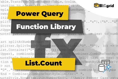 List Count In Power Query Examples BI Off The Grid
