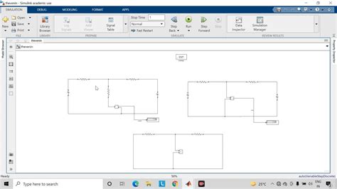 Thevenins Theorem Using Matlabsimulink Youtube