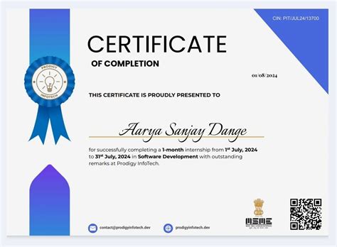 Aarya Dange On Linkedin Softwaredevelopment Internship Careergrowth Techjourney